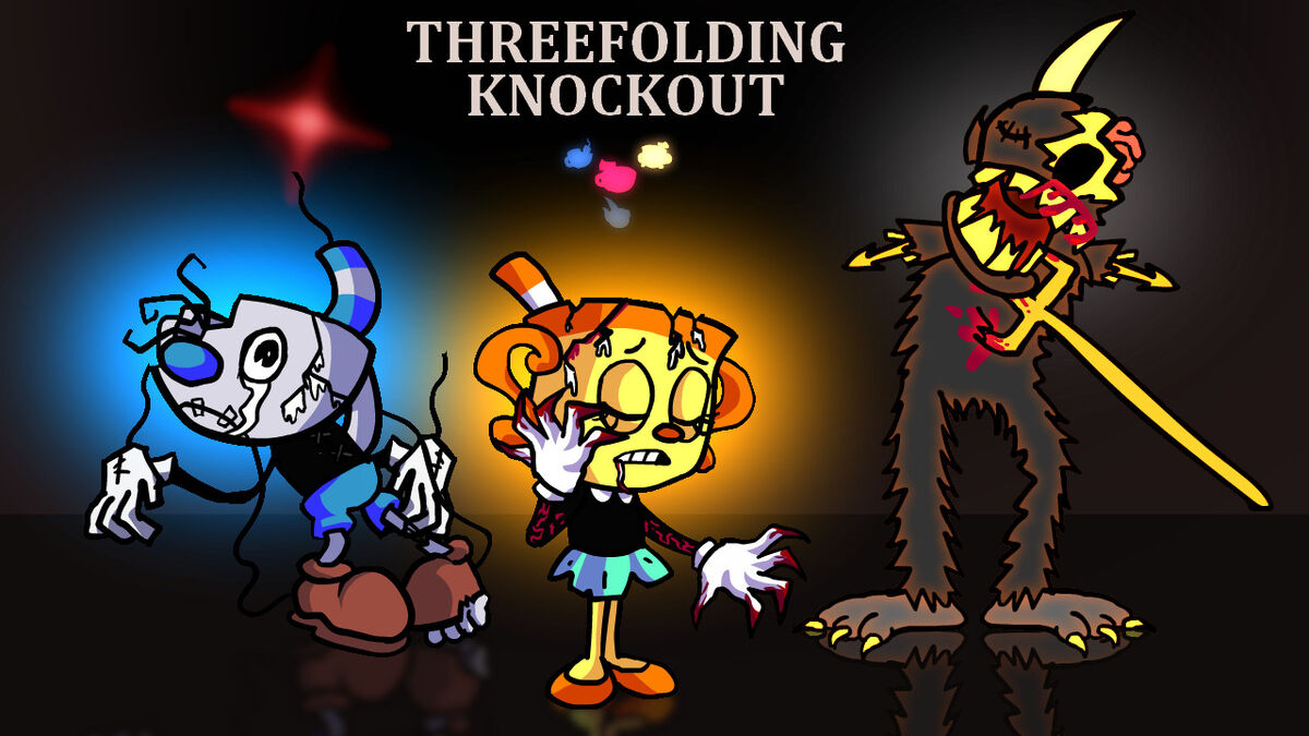 Threefolding Knockout (Triple Trouble but Cuphead) | Funkipedia Mods ...