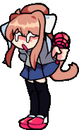 Monika Over BF | Funkipedia Mods Wiki | Fandom