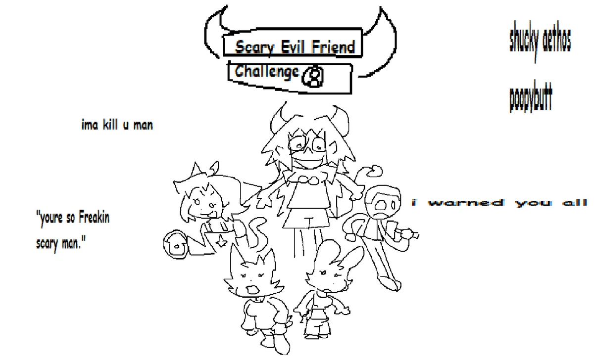 Scary Evil Friend Challenge | Funkipedia Mods Wiki | Fandom