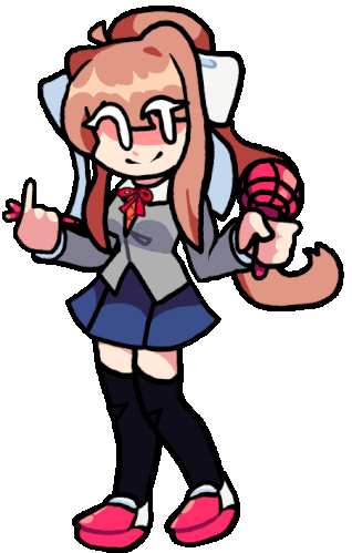 Monika Over BF | Funkipedia Mods Wiki | Fandom
