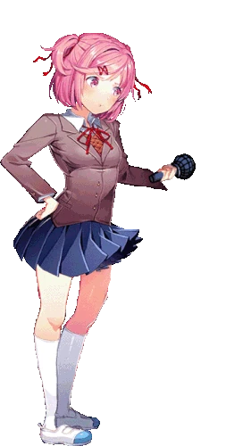 Natsuki (TheHoodedMan) | Funkipedia Mods Wiki | Fandom
