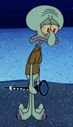 Squidward Sad