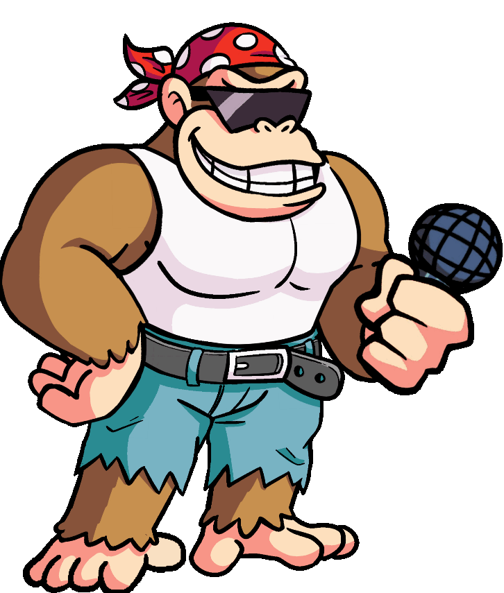 Funky Kong Coloring Pages