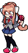 Monika Over BF | Funkipedia Mods Wiki | Fandom
