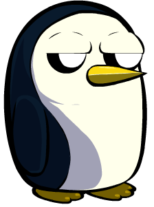 Adventure Time Gunter The Penguin Wallpaper