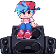 Pixel Boyfriend Over Girlfriend | Funkipedia Mods Wiki | Fandom