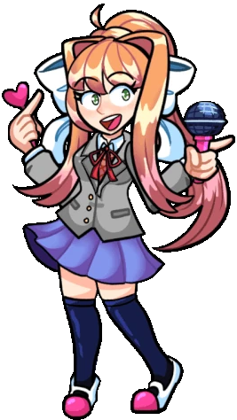 HD Monika (AshyTown) | Funkipedia Mods Wiki | Fandom