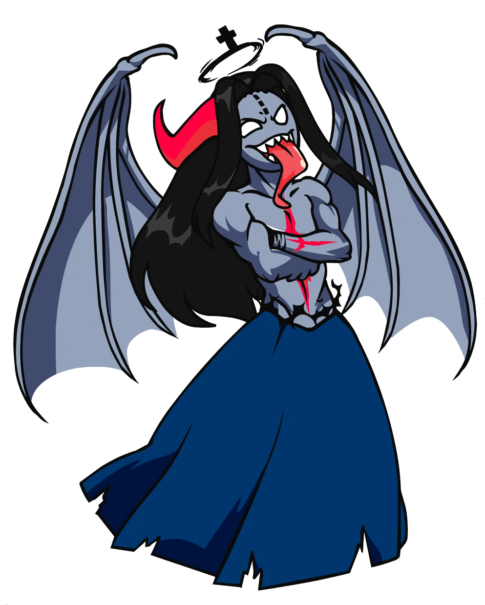 Justice - Demon (FNF) Minecraft Skin