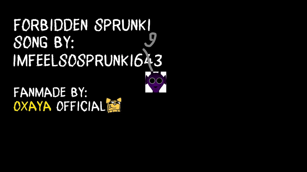 FORBIDDEN SPRUNKI (FANMADE) | Funkipedia Mods Wiki | Fandom