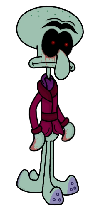 Squidward Smoking Weed