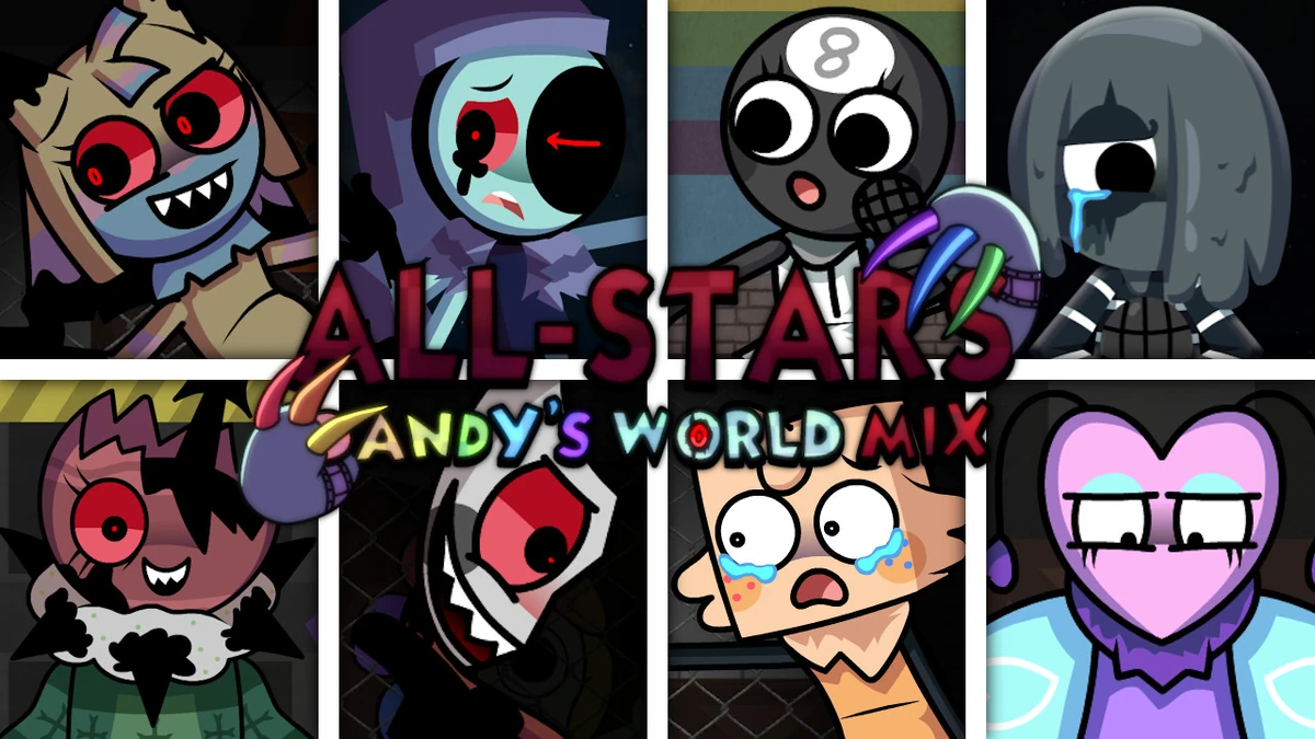 All Stars But Every Dandy's World Toon Sings It | Funkipedia Mods Wiki ...