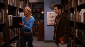 The One With Ross' Library Book | Friends Central | Fandom