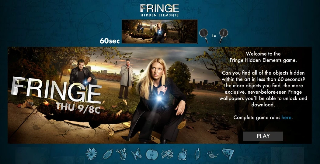 Spiel: Hidden Elements | Fringe Wiki | Fandom