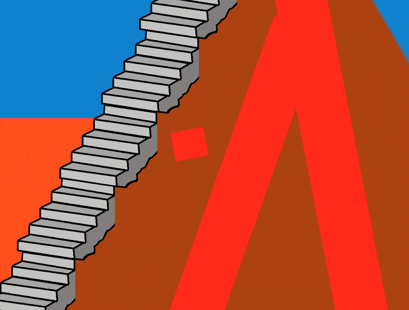 Firey Stairway | Frog Place Wiki | Fandom