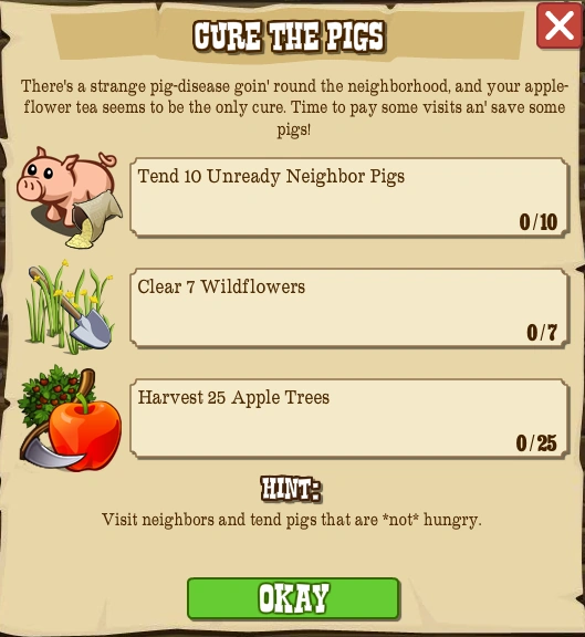 Cure the Pigs | FrontierVille Wiki | Fandom