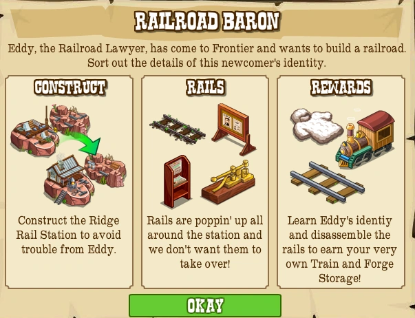 Railroad Baron, Goal Series | FrontierVille Wiki | Fandom