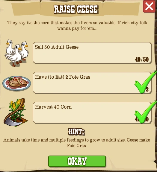 Raise Geese | FrontierVille Wiki | Fandom