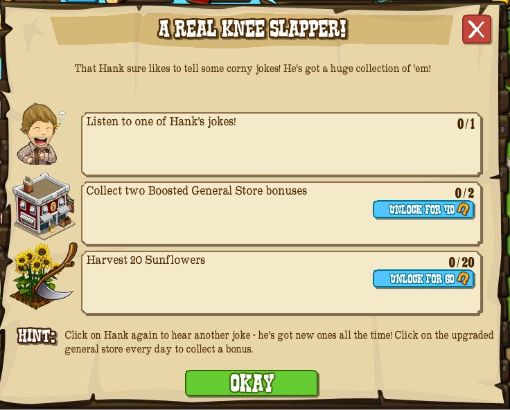 A Real Knee Slapper! | FrontierVille Wiki | Fandom