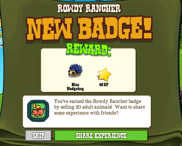 Rowdy Rancher Badge | FrontierVille Wiki | Fandom