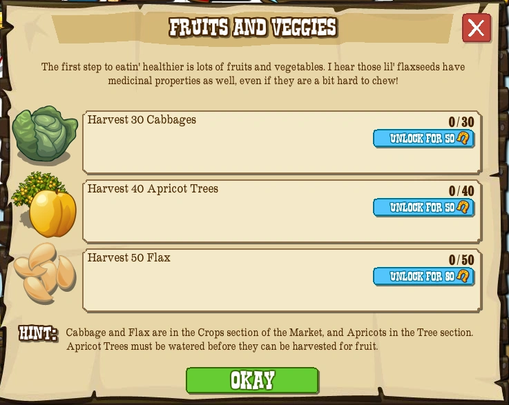 Fruits and Veggies, Part I of II | FrontierVille Wiki | Fandom