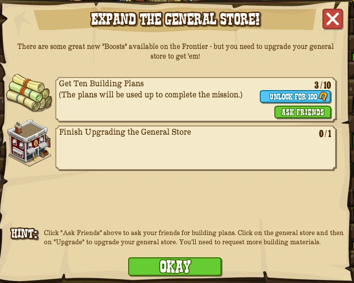 Expand the General Store! | FrontierVille Wiki | Fandom