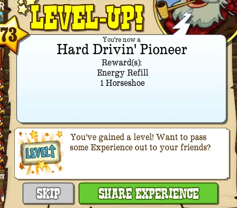 Level 73 | FrontierVille Wiki | Fandom