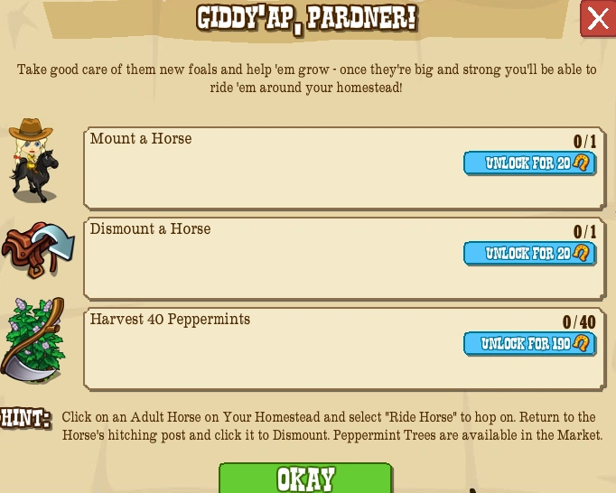 Herd Yer Horses, Part V of V | FrontierVille Wiki | Fandom