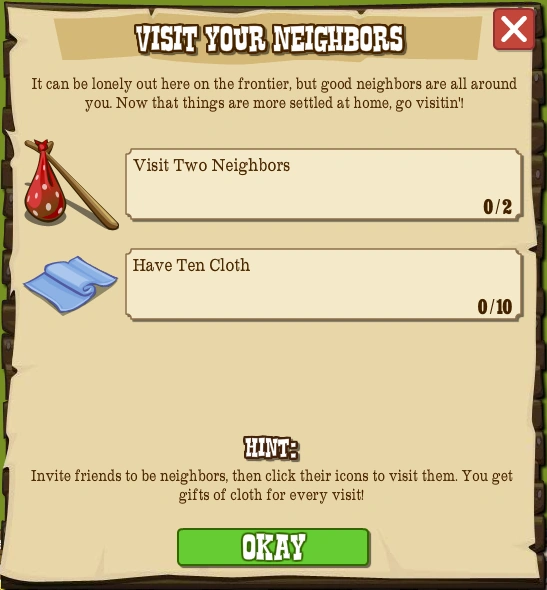 Visit Your Neighbors | FrontierVille Wiki | Fandom