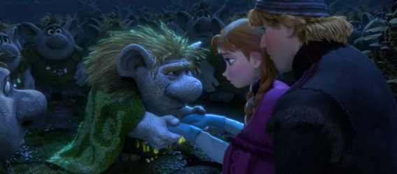 Troll And Anna In Frozen