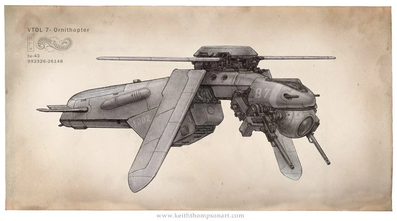 Эксприментальный орнитоптер VTOL-7 | New Era 3351 FRAPH wiki | Fandom