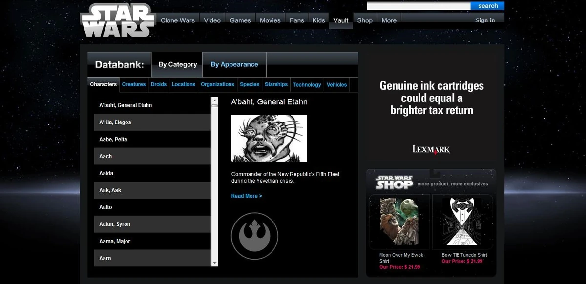Databank (original) | Star Wars Wiki | Fandom