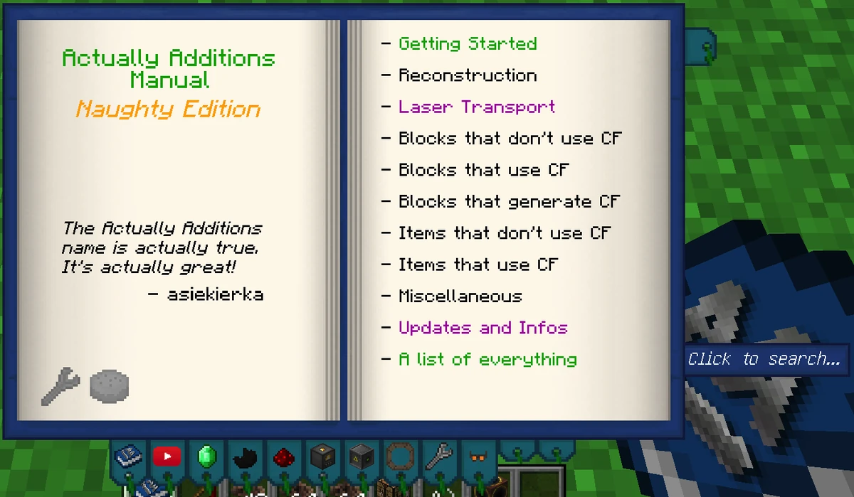 Actually Additions Manual - Official Feed The Beast Wiki