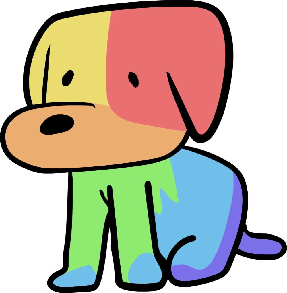 Rainbow Puppy | Find the BFB Characters Wiki | Fandom
