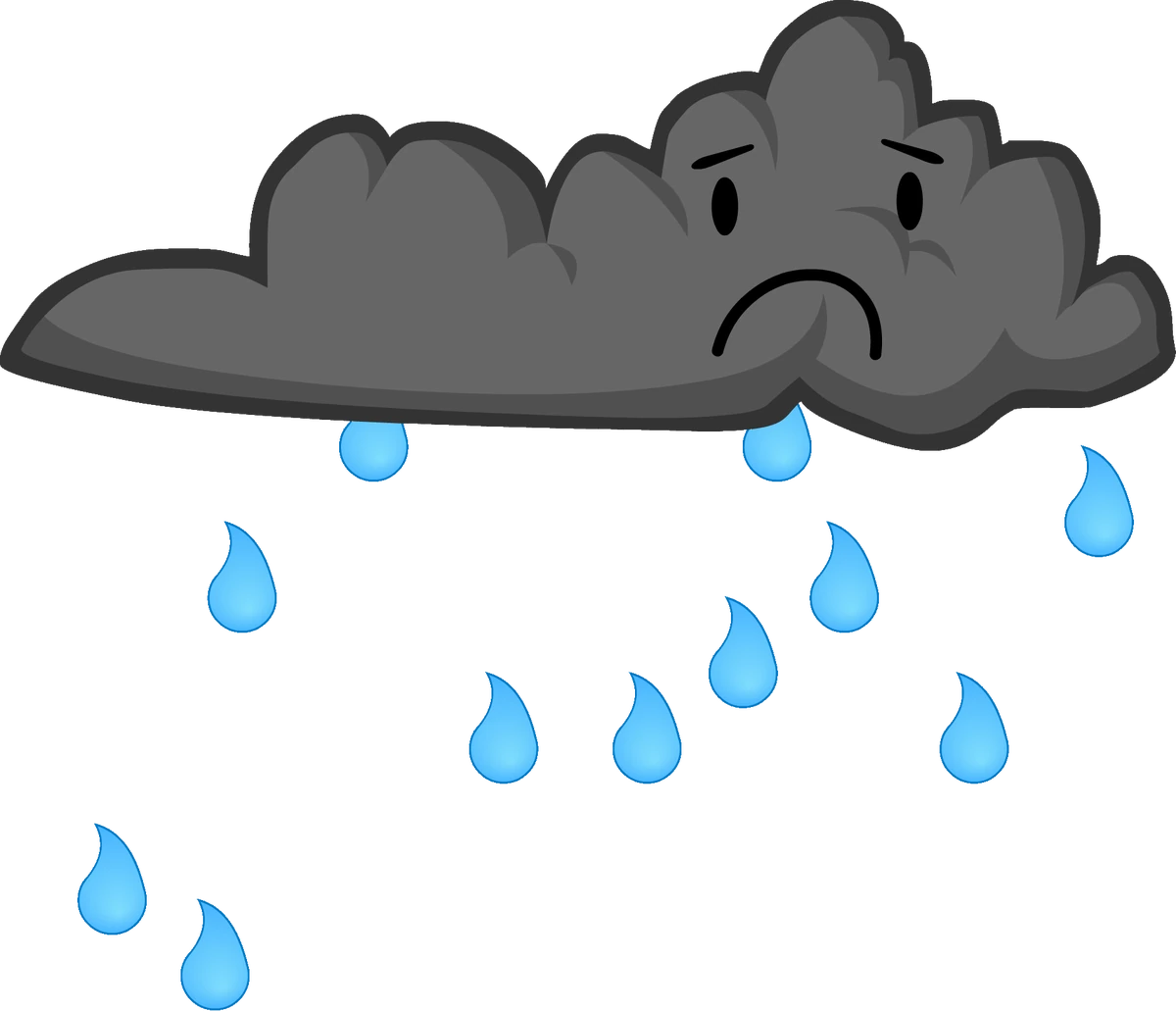 Sad Cloudy | Find the BFB Characters Wiki | Fandom