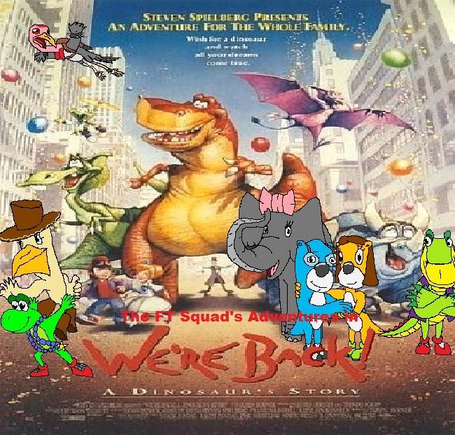 The FT Squad's Adventures in We're Back! A Dinosaur's Story | The FT ...
