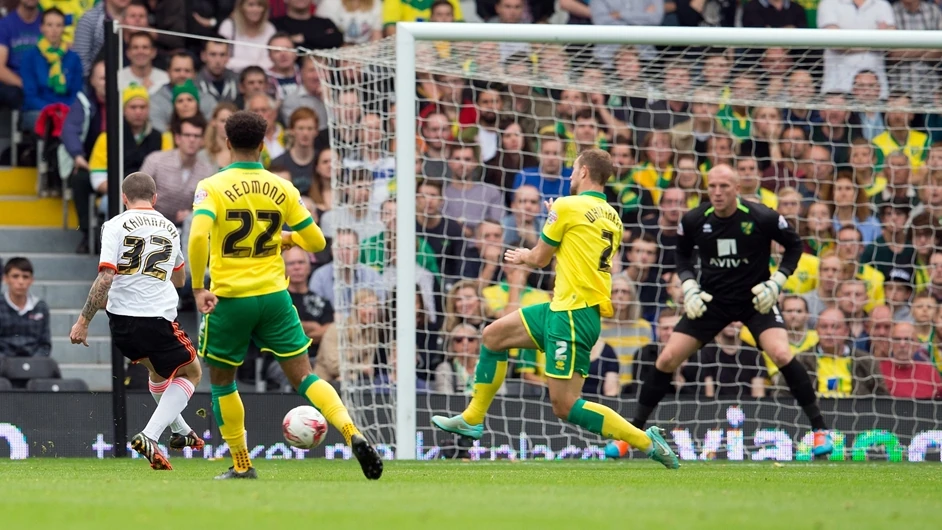 Fulham 1-0 Norwich City (2014-15 Championship) | Fulham Wiki | Fandom