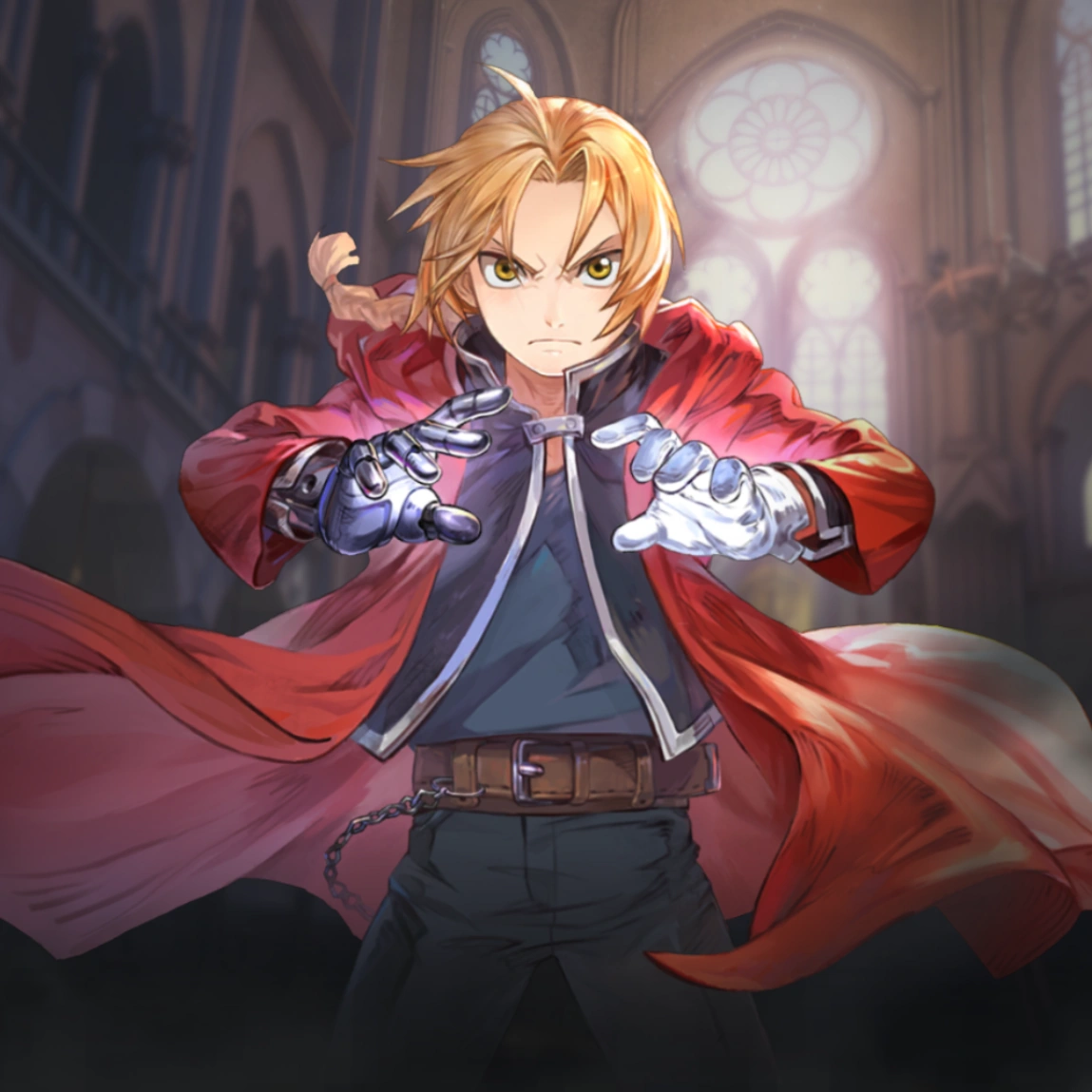 SR Red Edward Elric | Fullmetal Alchemist Mobile Wiki | Fandom