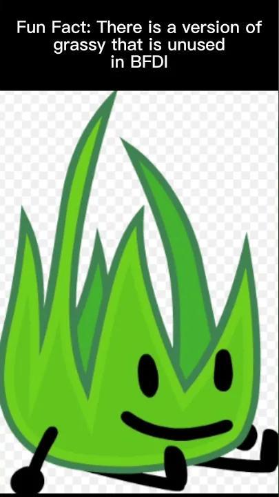 Have you seen this unused Grassy in BFDI? | Fun BFDI Facts Wiki | Fandom