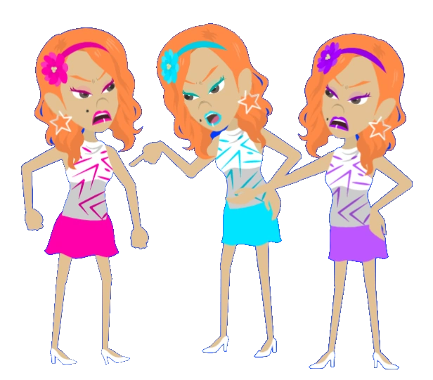 Gigi, Fifi and Cici Edmonds (The Danger Teen Crew) | Fun Made Series ...