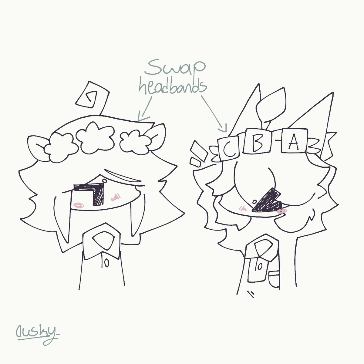 Miss Basil X Miss Thavel Fundamental Paper Education Fanon Wiki Fandom
