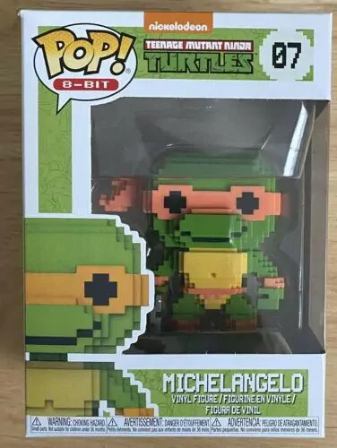 Pop! 8-Bit No.7: Michelangelo | Funko Pop! Wiki | Fandom