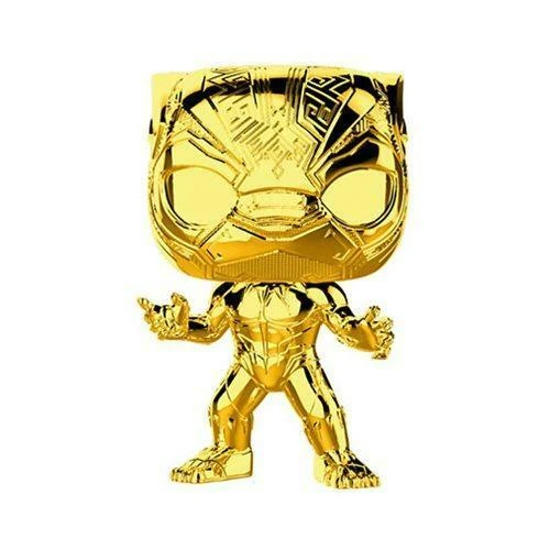 Gold Chrome Black Panther (Marvel Studios The First Ten Years) Funko ...