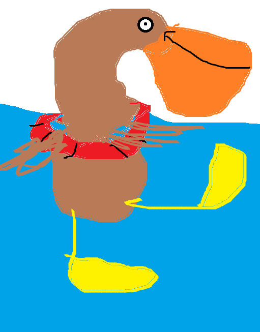 Pete peilcan (with a floatie) | Funky valley treehouse Wikia | Fandom