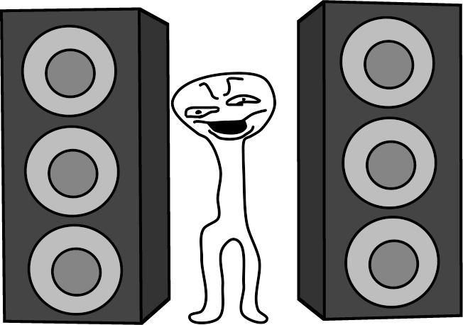 Man with a Large Speaker System | Funni Wiki | Fandom