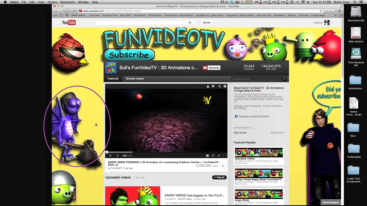 Purple Monster | FunVideoTV Wiki | Fandom