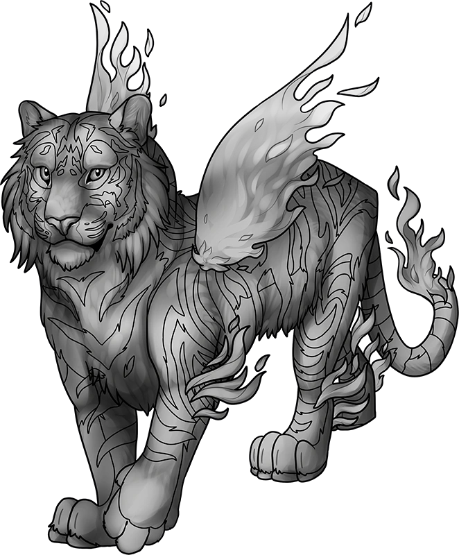 Mythical Ferian FireClaw | Furcadia Wiki | Fandom