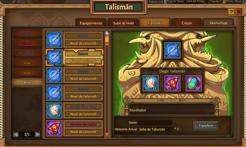 Sistema de Talismán | Wikia Furia Ninja | Fandom