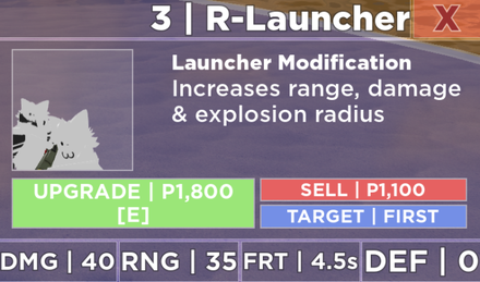 R-Launcher | Furry Tower Defense Wiki | Fandom