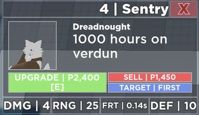 Sentry | Furry Tower Defense Wiki | Fandom