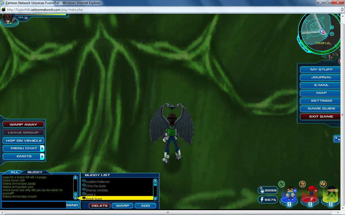 Menu | FusionFall Wiki | Fandom